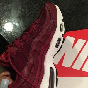 Nike | Shoes | Burgundy Air Max 95 | Poshmark